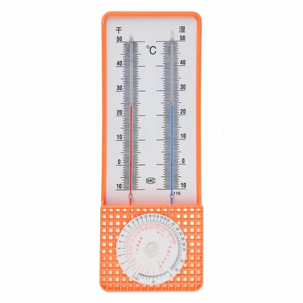 Влажный и сухой термометр с воздушно-сухим и влажным термометром-красный