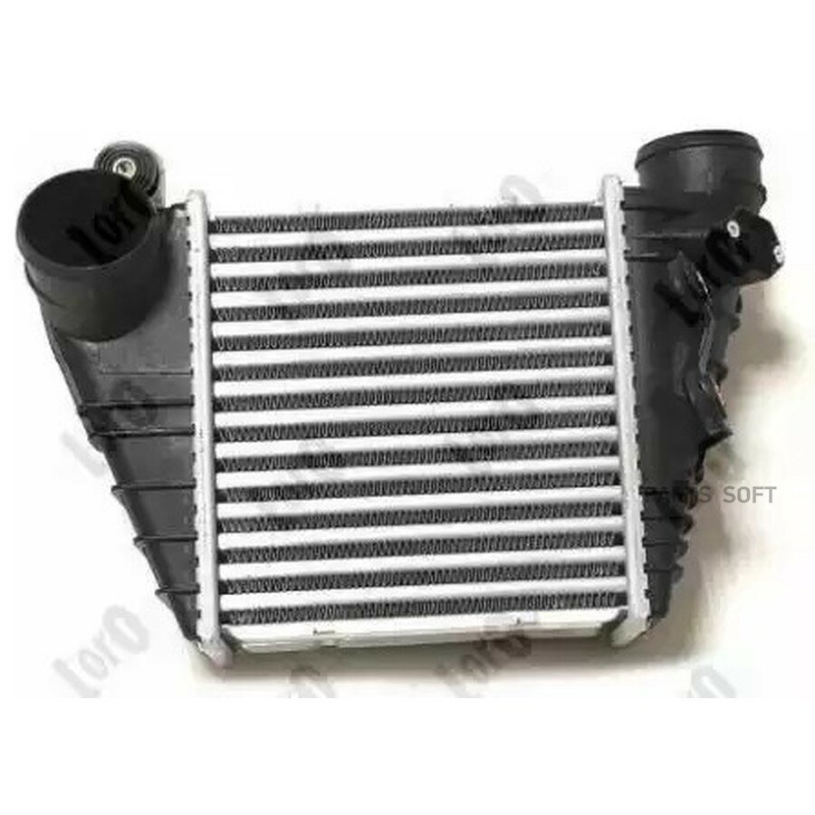 Интеркулер AUDI A 3 / S 3 (8L) (96-) 1.8 T, LEON (1M1) (99-) 1.8 T, TOLEDO II (1M2) (98-) 1.8 T, OCTAVIA I (1U) (96-) 1.8 T, BORA (1J) (99-) 1.9 Tdi, GOLF IV (1J от официального дистрибьютора, LORO, артикул 0030180003