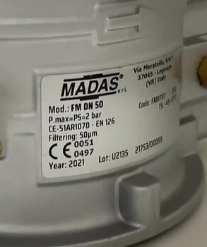 Фильтр MADAS FM DN100 FF11 DN125 FF12 DN150 FF13 DN200 FF08 DN65 Pmax6bar