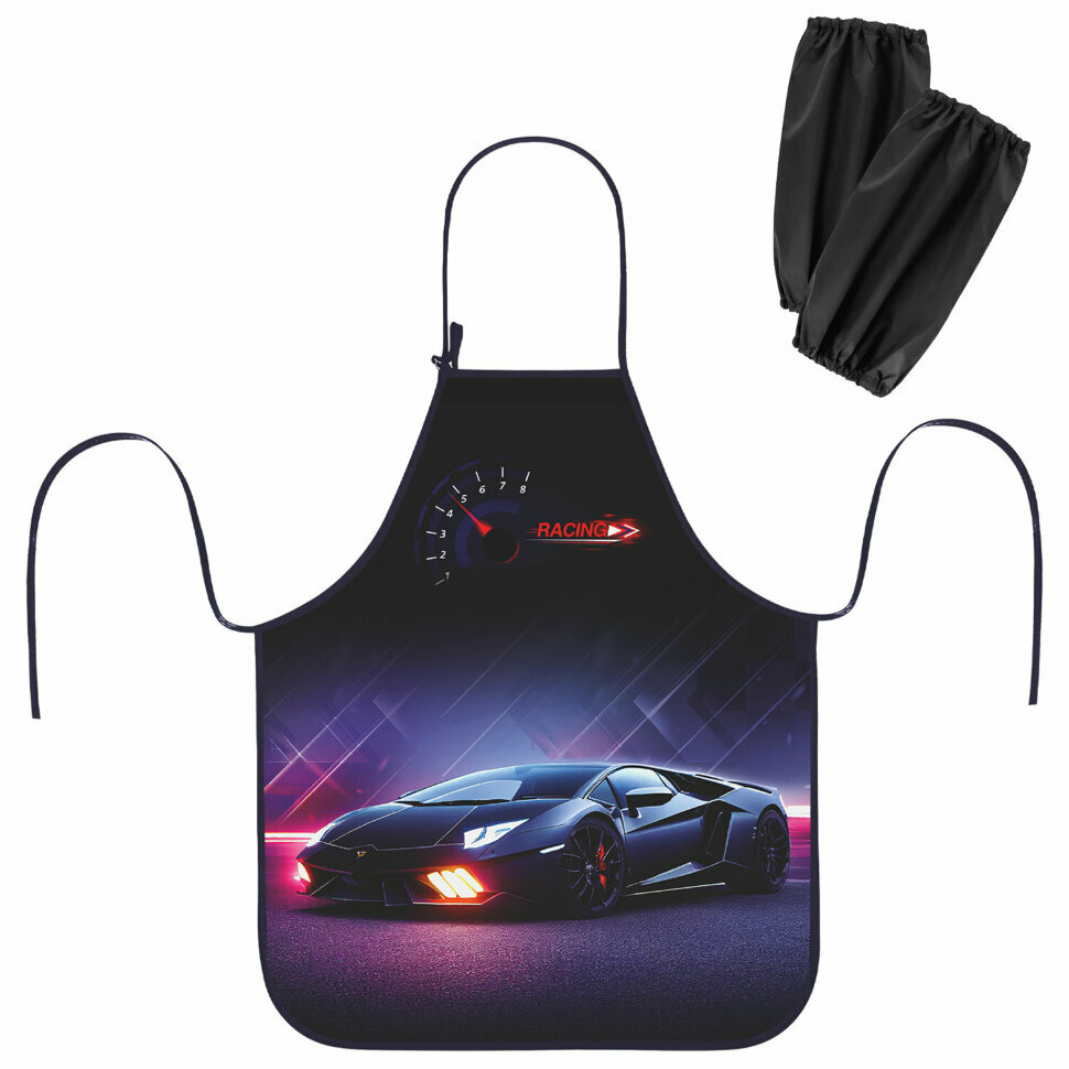 Накидка фартук с нарукавниками для труда юнландия, 46х54 см, "Street power", 272469, 272469