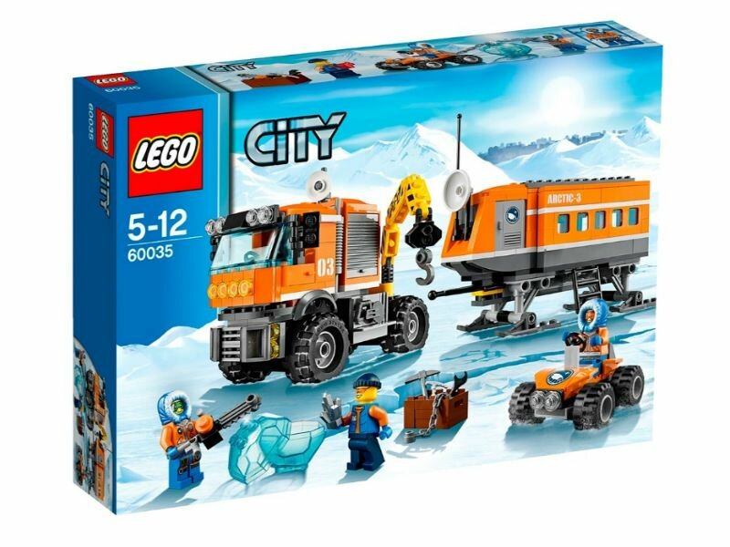 Конструктор LEGO City 60035 Передвижная арктическая станция (Arctic Outpost) 2014 год