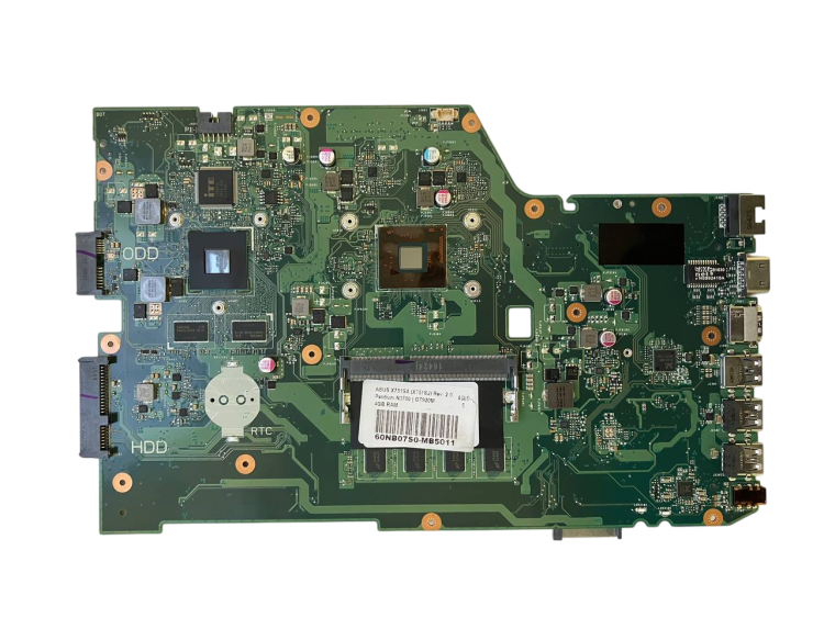 Материнская плата, mb, для ASUS X751SJ REV. 2.0 , N3700 , 4GB