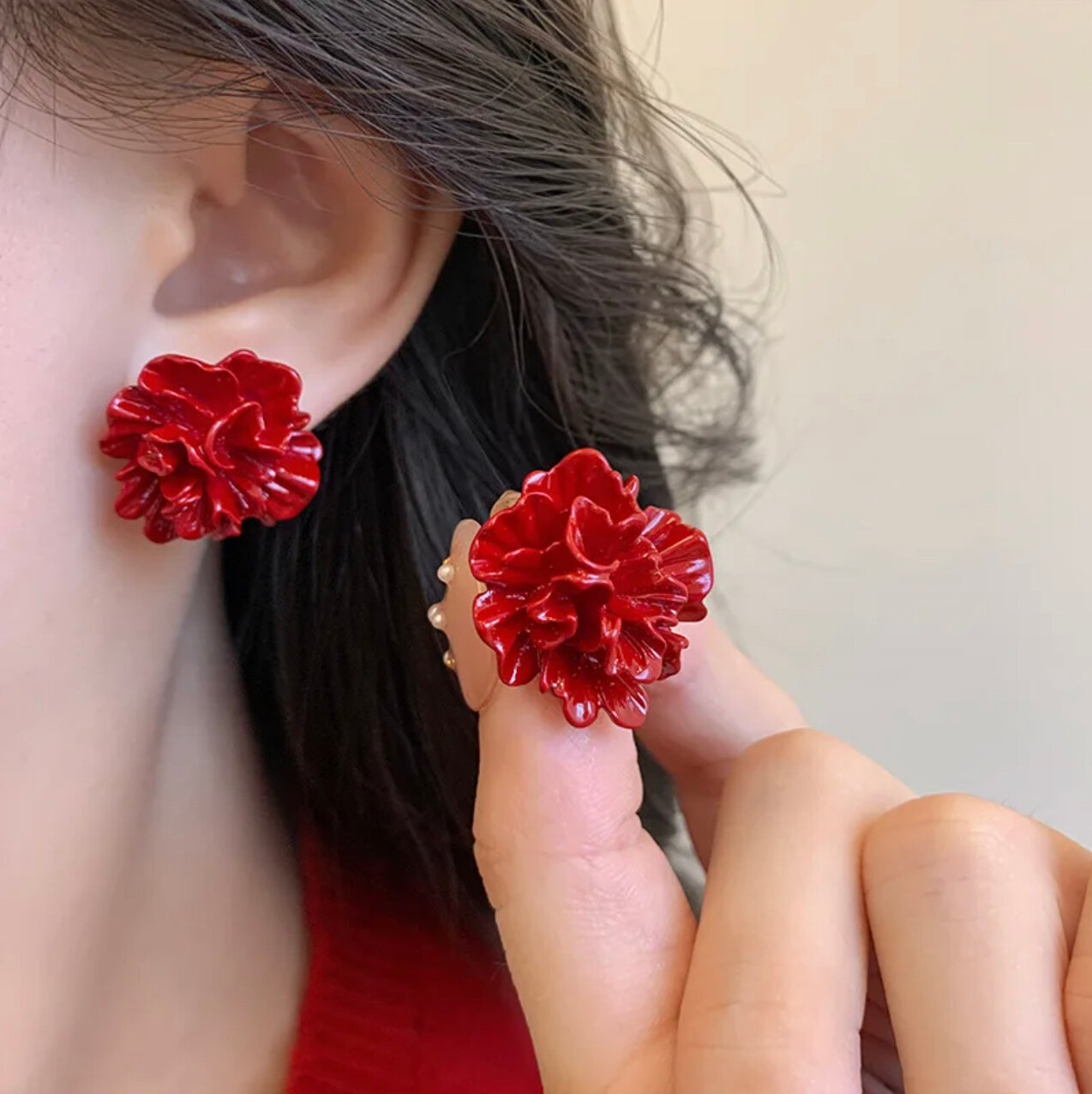 Серьги одиночные, пусеты