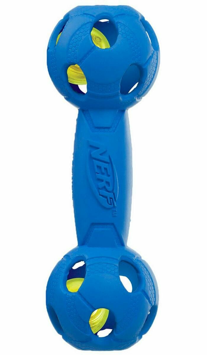 Игрушка для собак Nerf Гантель светящаяся 17,5 см (1 шт)