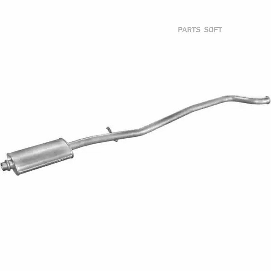 Глушитель средн часть PEUGEOT: 406 95-04, 406 Break 96-04 от официального дистрибьютора, POLMOSTROW, артикул 19100