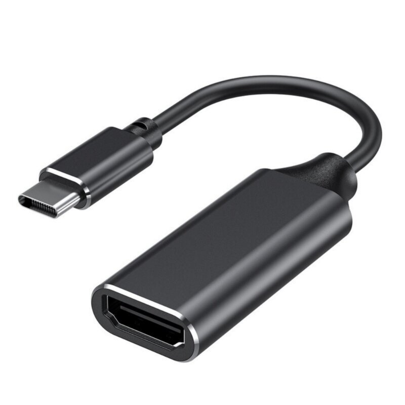 Конвертер видео Type C male to HDMI female 4K / 2K HD-корпус из алюминиевого сплава, глянцевый