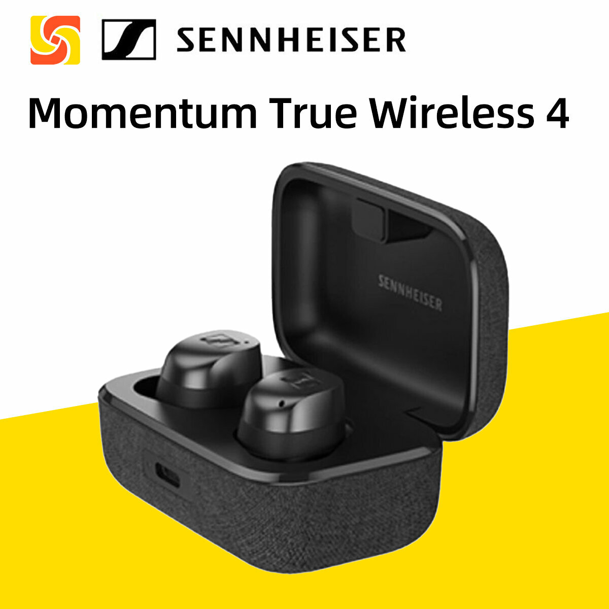 Наушники беспроводные Sennheiser Momentum True Wireless 4, Bluetooth 5.4, Черный