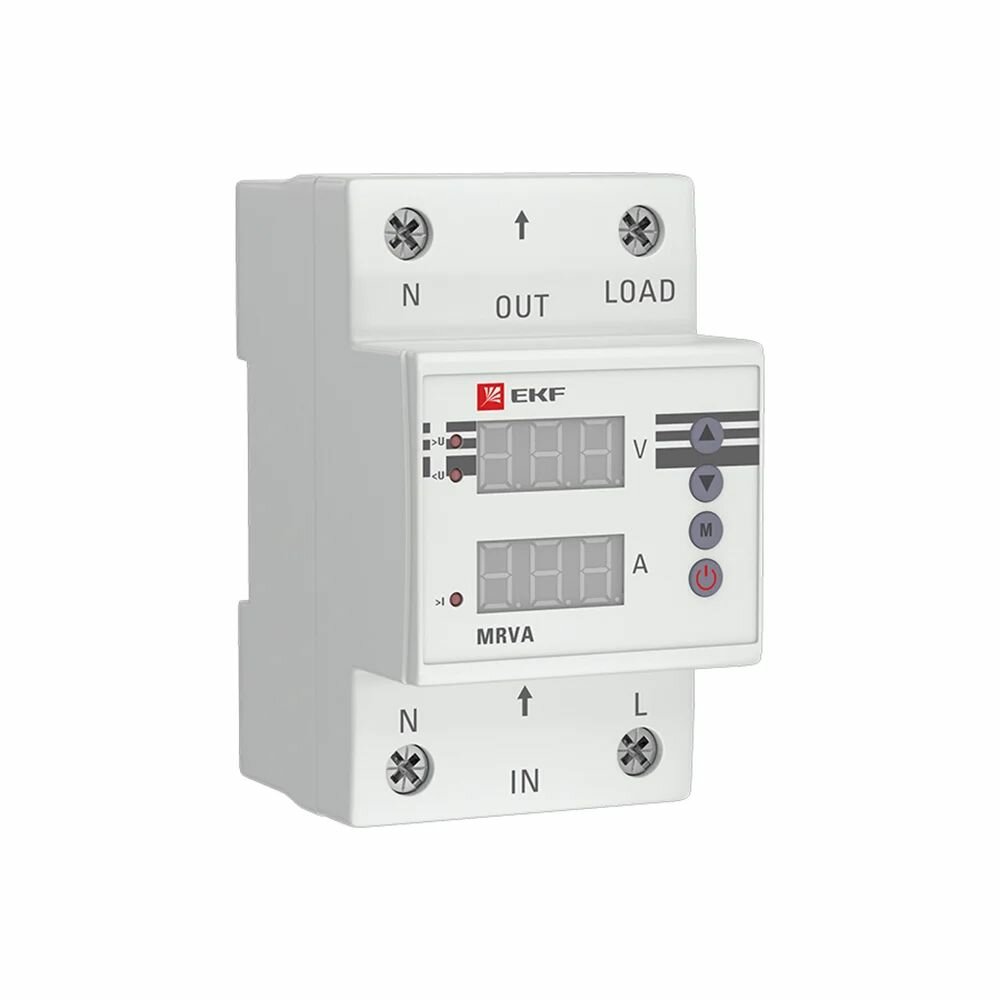 Реле напряжения и тока с дисплеем EKF MRVA, 40A PROxima MRVA-40A