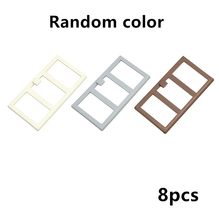 Строительные блоки окна и двери, 8 шт, цвет: Random Color