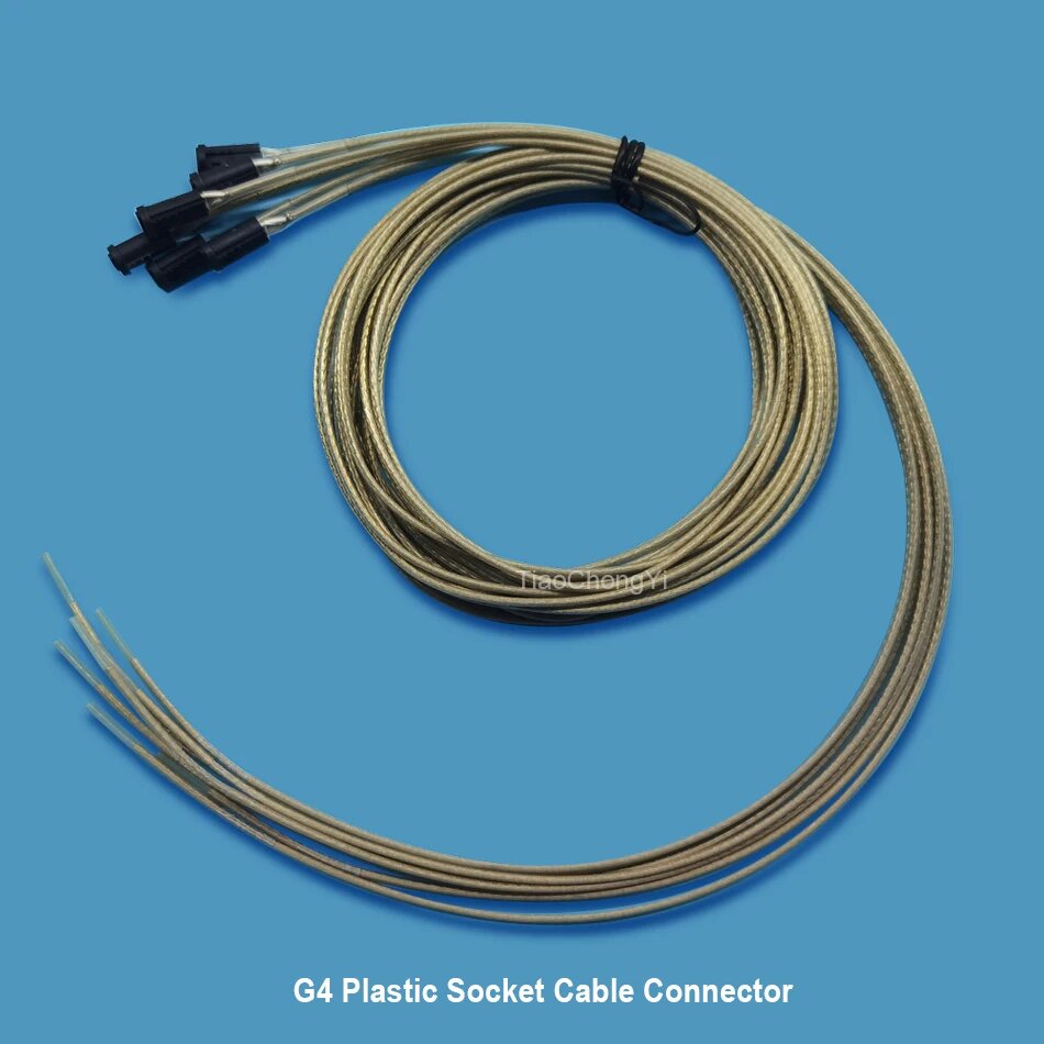 1 шт. патрон лампы G4, керамическая цоколь 0,5 м, 1 м, 3 м, 5 м, с высококачественным кабелем, соединительным проводом для светодиодных и галогенных ламп