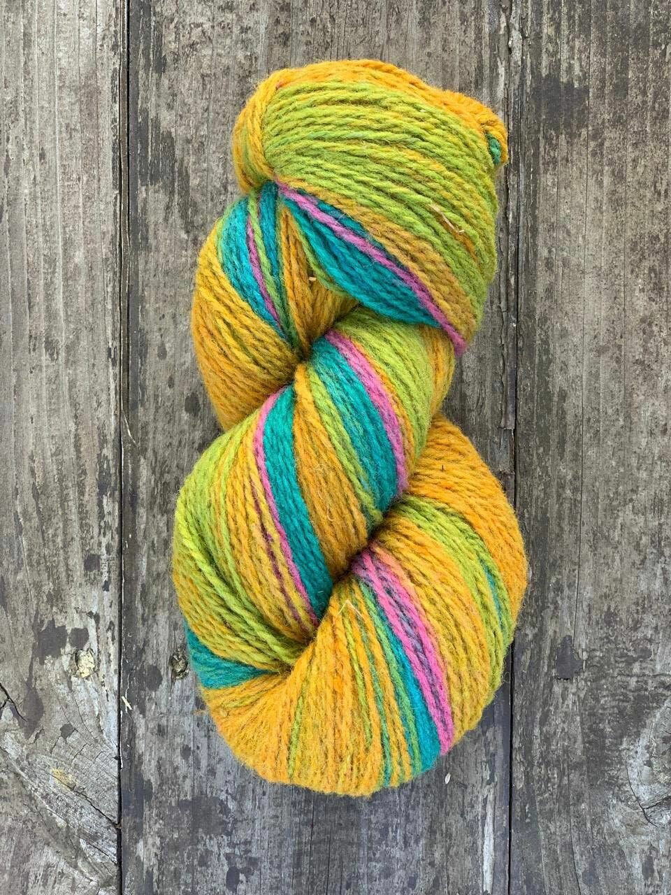 Пряжа Дундага 6/2 multicolor О-144 185г