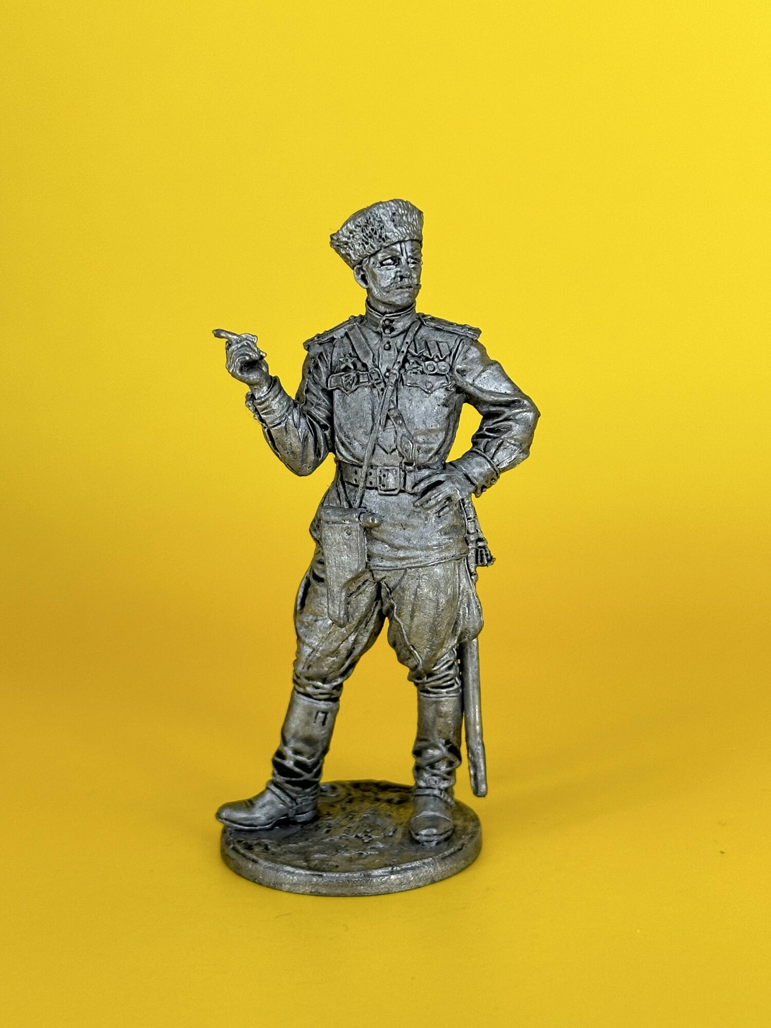 Оловянный солдатик фигурка Гвардии полковник казачьих частей, 1943-45 гг. СССР.