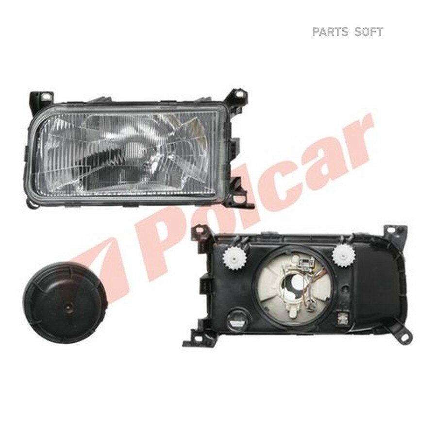 Фара основная Passat B3 (L) от официального дистрибьютора, POLCAR, артикул 9546091E