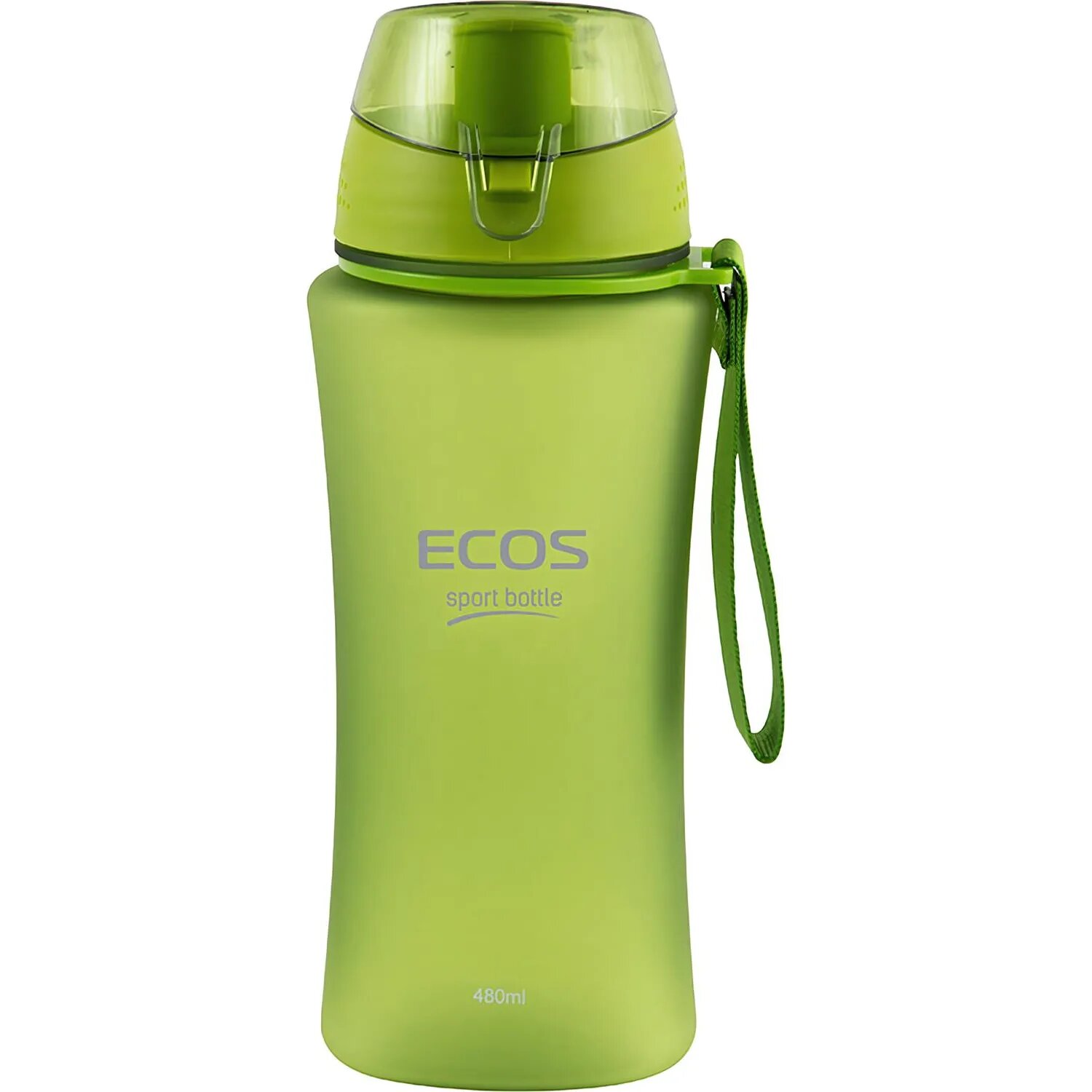 Бутылка для воды 480 мл ECOS SK5014 зеленая, 004734