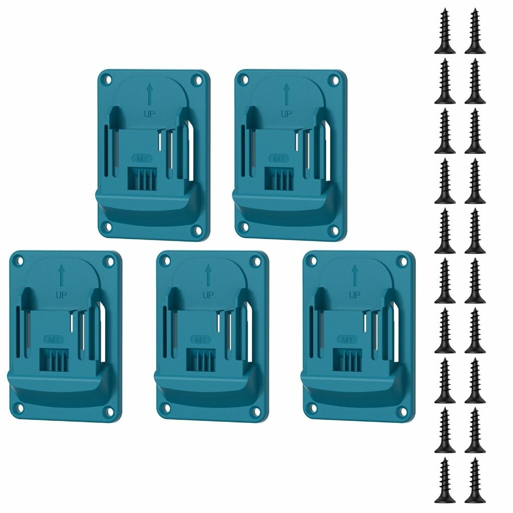 Набор настенных держателей для дрелей из 5 штук