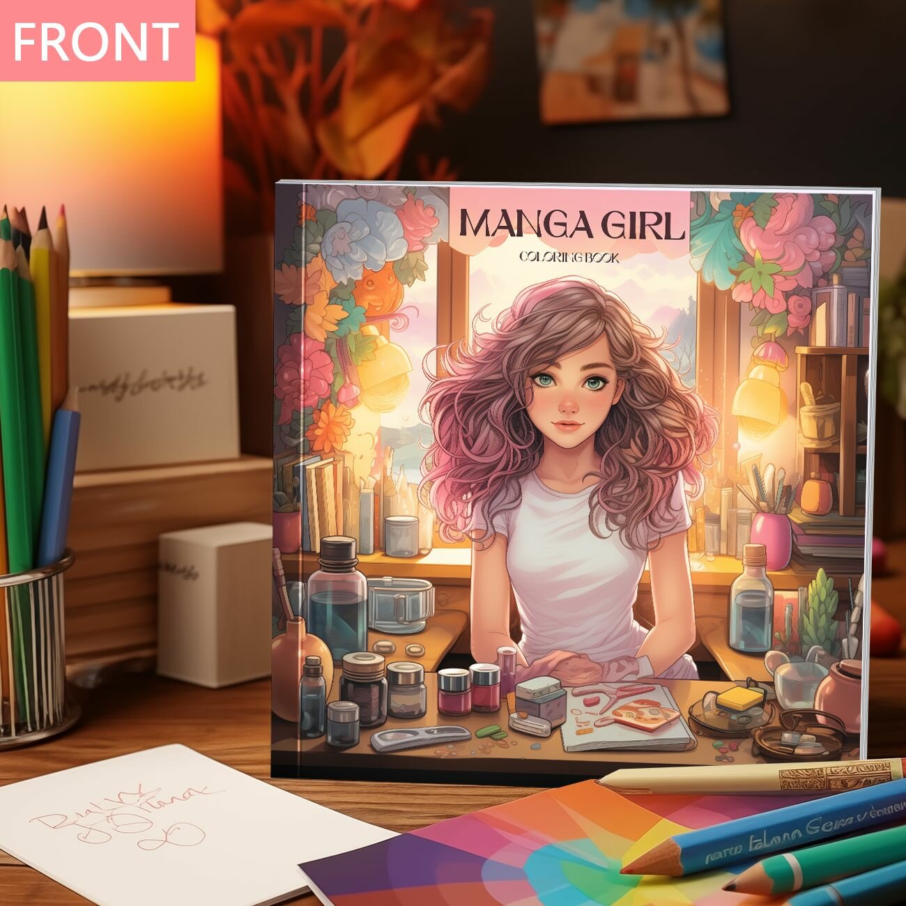 Книжка-раскраска современная фигура, Персонажи Книга каракулей, 20 см*20 см, подходит для раскрашивания как взрослыми, так и детьми