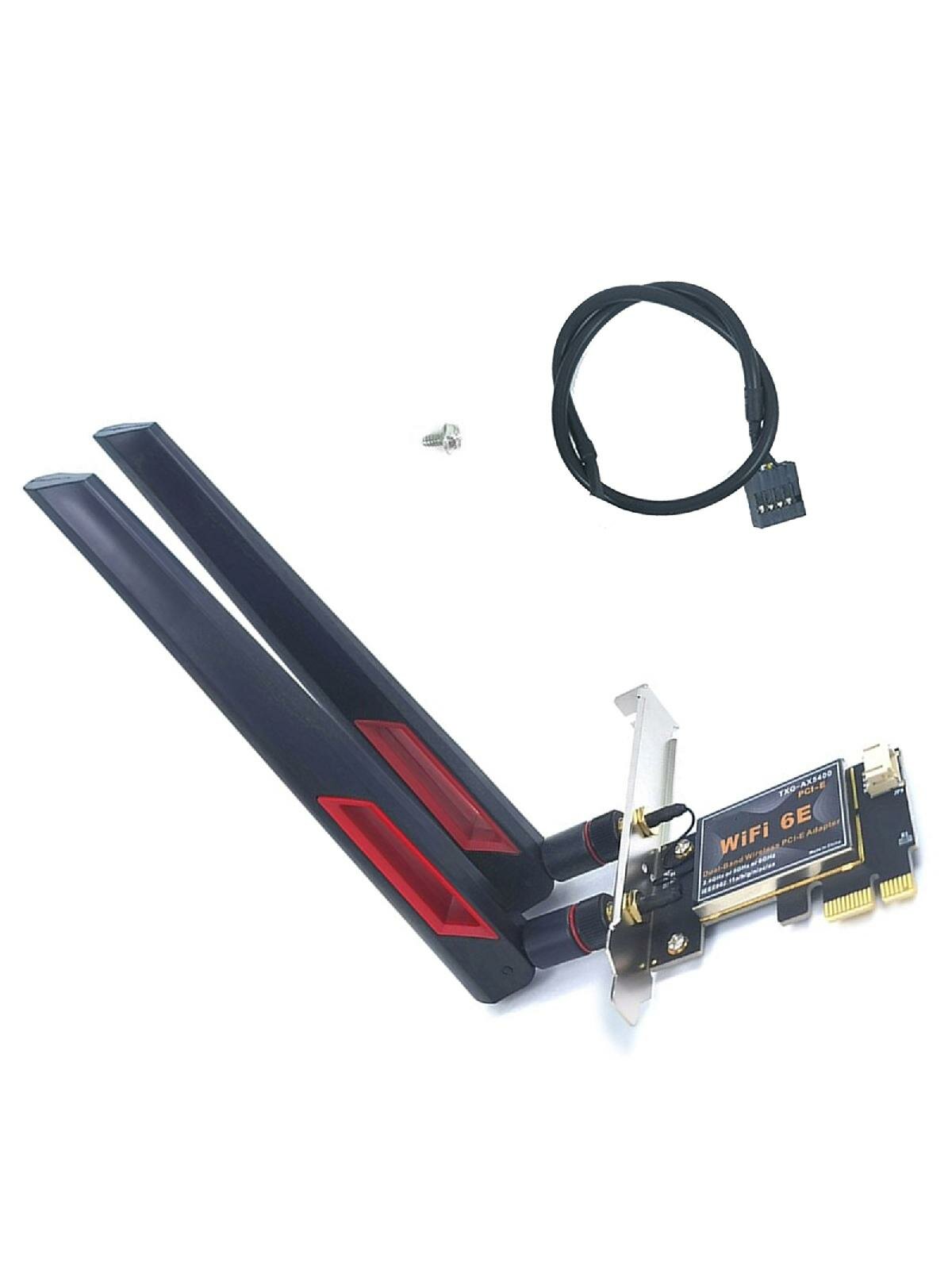 PCIE Wifi 6E Networking Card TXG-AX5400 NFA765 2.4/5/6Ghz 2882Mbps BT5.2 Wireless Card For Win11 Win10