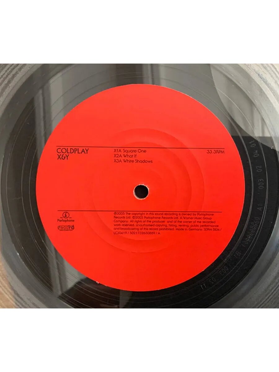 Coldplay - X&Y (2LP clear) — фото 1