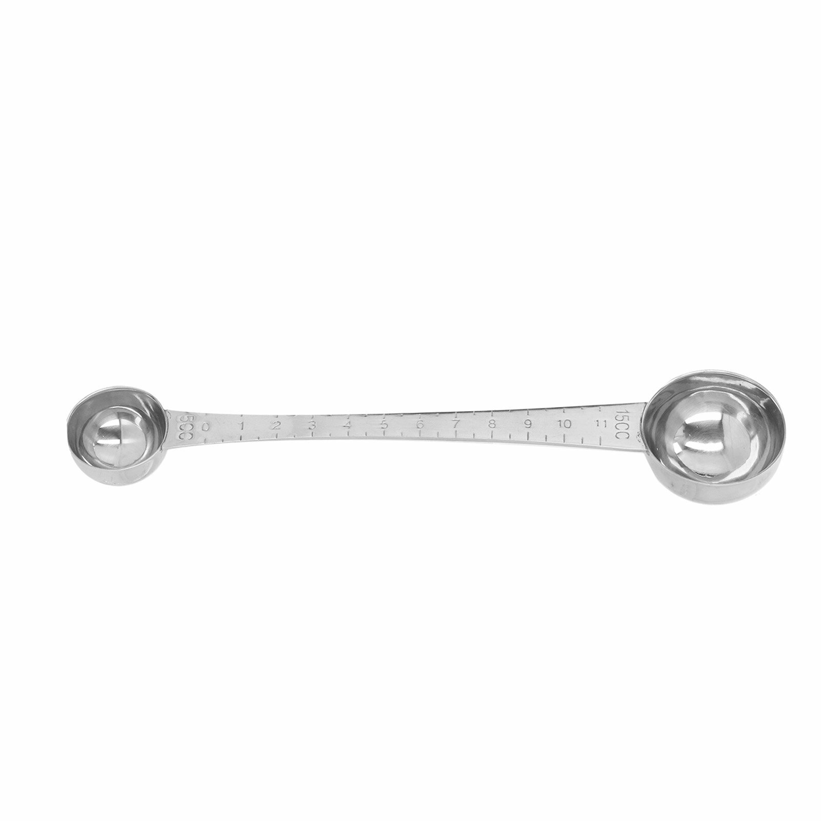 Кофе Scoop с двойной длиной шкалы двойной измерение ложки из нержавеющей стали. Столовая ложка приправа.