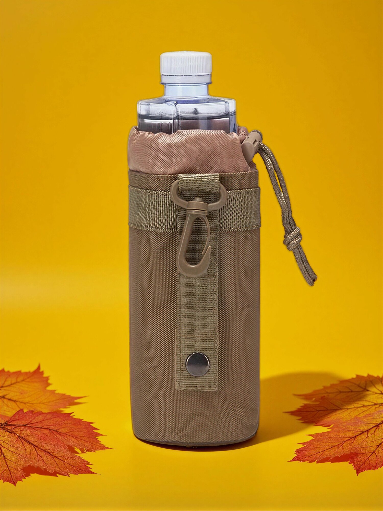 Тактический подсумок, сумка для бутылки с водой, цвет песочный
