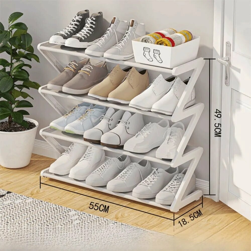 Обувница, ПВХ (поливинилхлорид), Пластик, 55х18.5х49.5 см