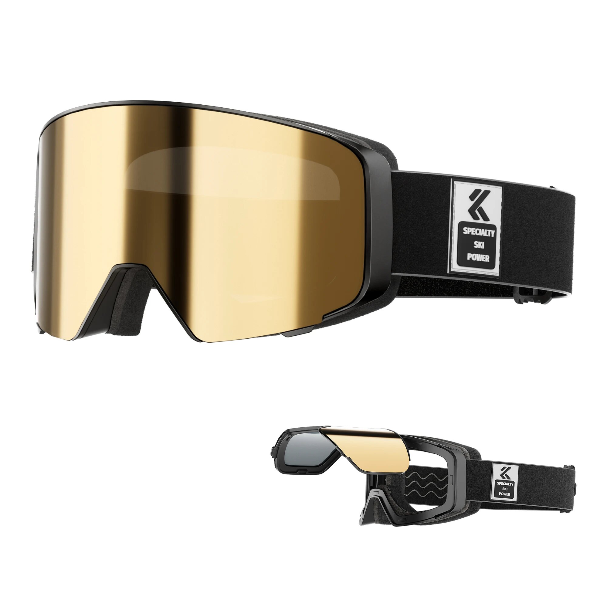 KAPVOE Фотохромные лыжные очки для мужчин и женщин color-01