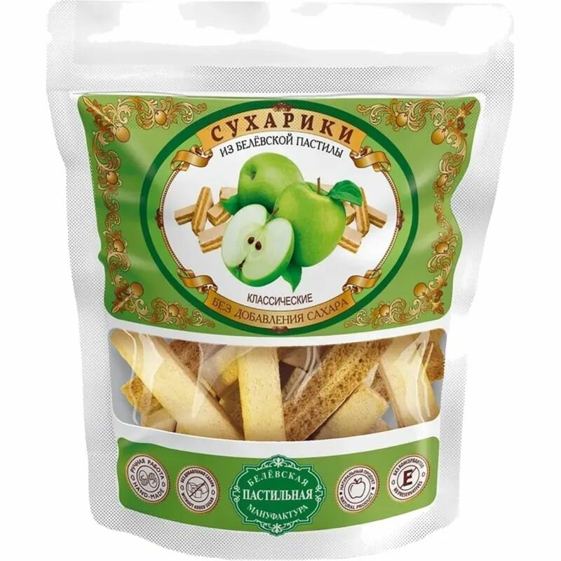 Пастила Сухарики из Белевской пастилы без сахара, 40 г