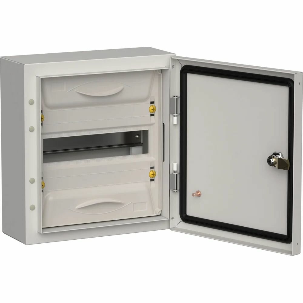 Корпус IEK Titan 5 щрн-12 (1x12) 335x310x140, ip54, серый, металлический TI5-50-N-012-54-7035