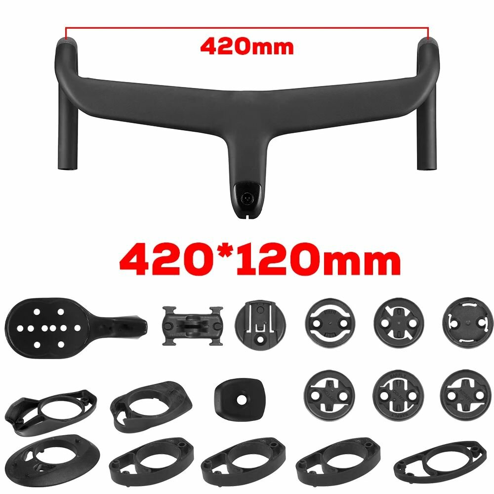 Руль Roval для шоссейного велосипеда Sl7 Sl8 с полной внутренней прокладкой тросов, интегрированный кокпит Di2, карбоновый руль T1000 с креплением