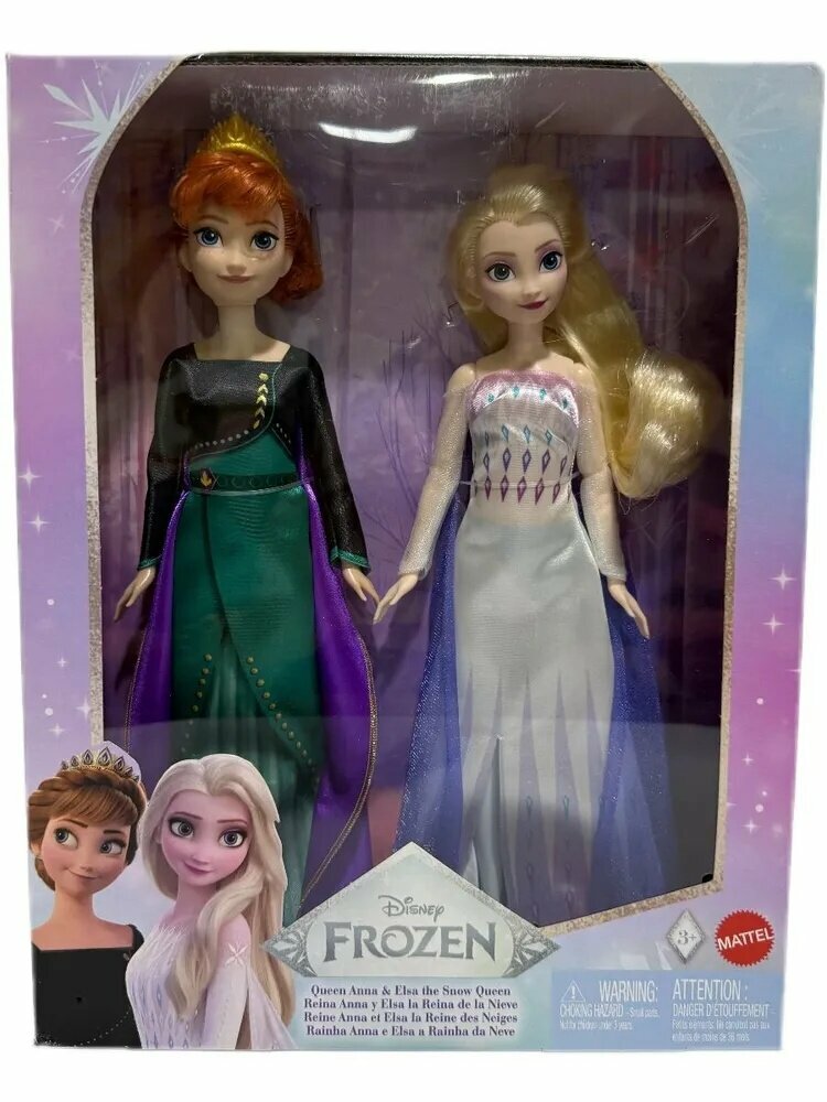 Disney Frozen Куклы Анна и Эльза в королевских нарядах, коллекционный наборF