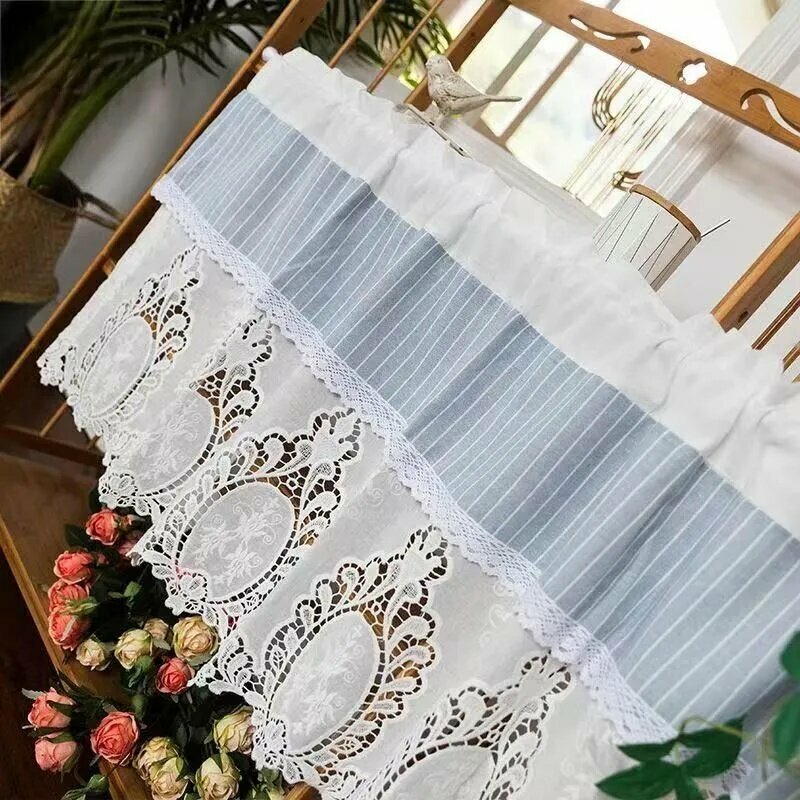 Штора гардина 150х55 см крепление Без крепления белый