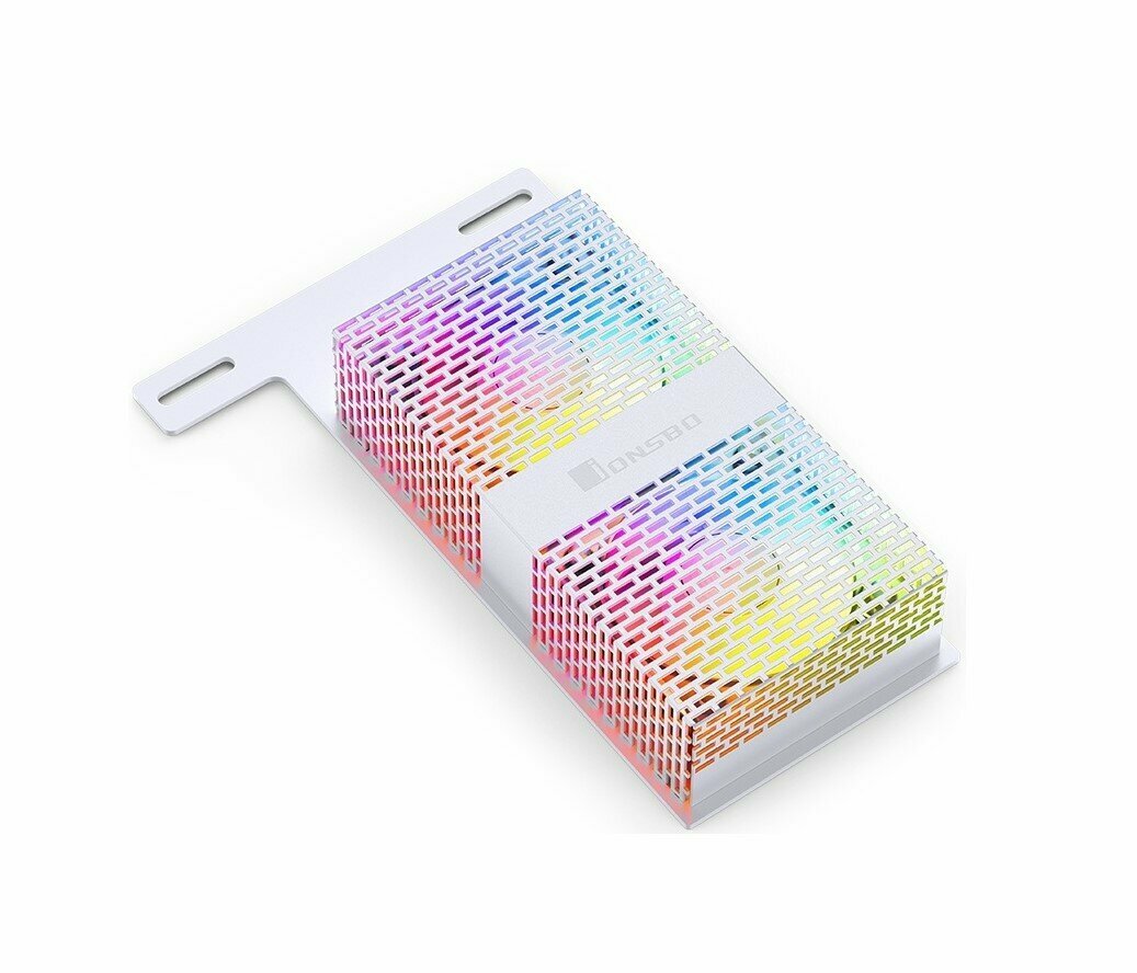Кулер для ОЗУ JONSBO NF-2 ARGB White, белый/ARGB