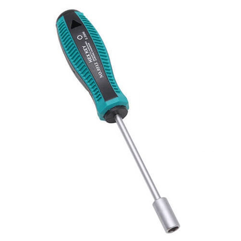 Гаечный ключ timeless metal socket driver wrench screwdriver hex nut key nutdriver tool с антискользящей ручкой 3-14 мм, 5,0 мм