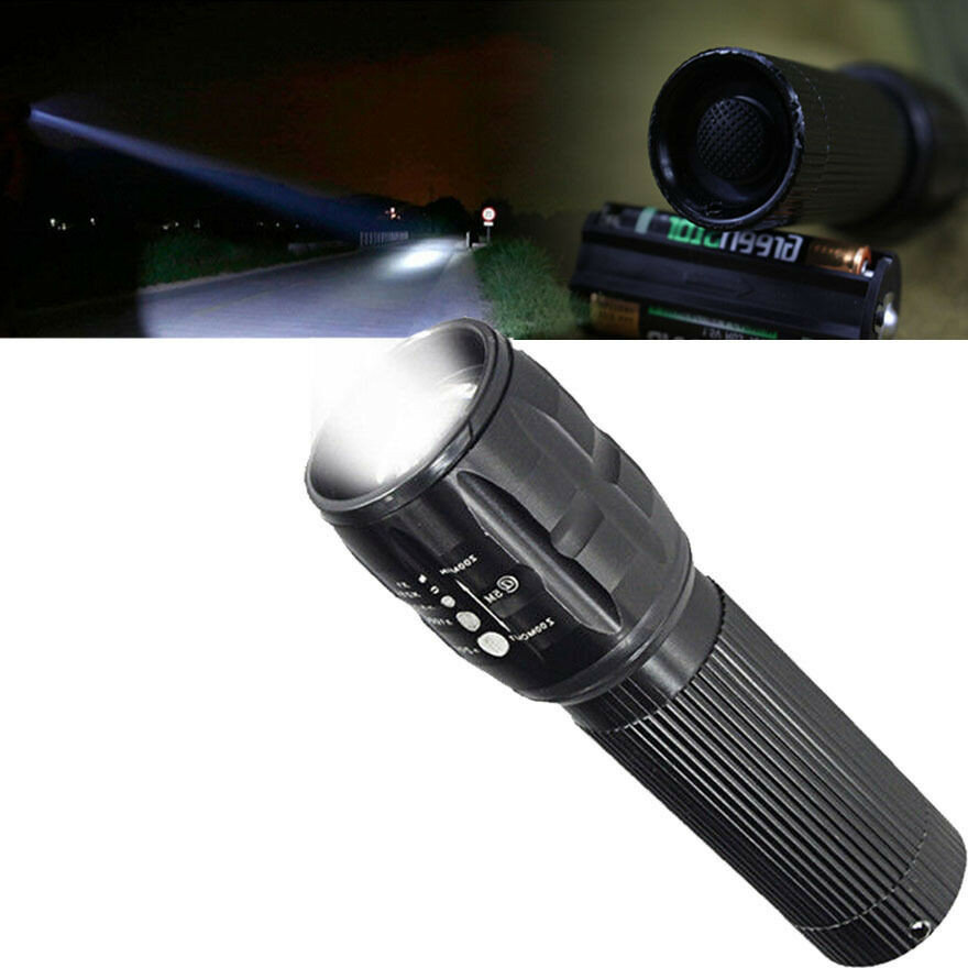 Фонарик xm-l t6 премиум качество 5000lm зум фокус 7 режимов