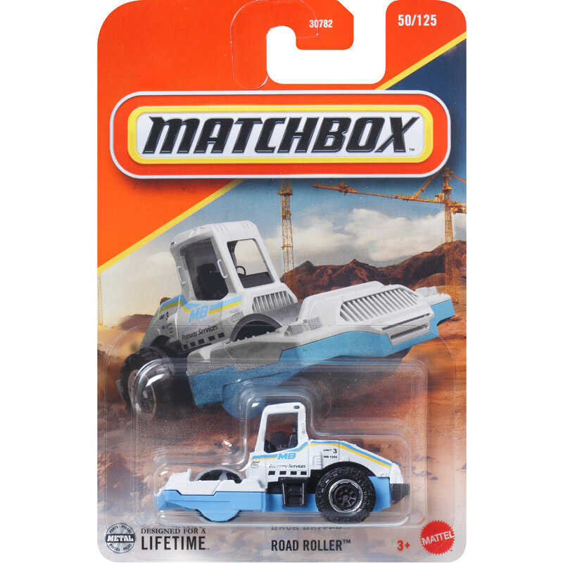 Модель Matchbox 2024-30782: дорожный каток К50