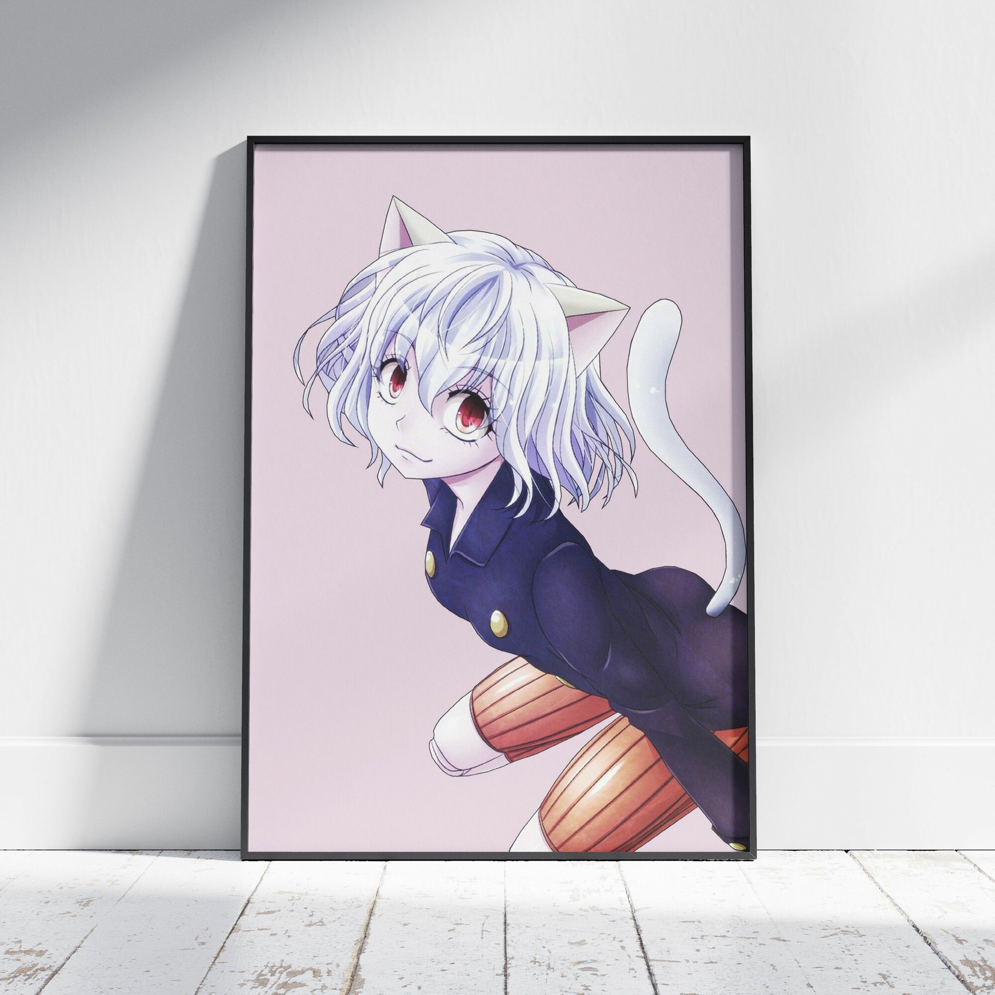 Плакат на стену для интерьера Hunter x Hunter (Неферпиту 4) - Постер по аниме формата A3 (30х42 см)