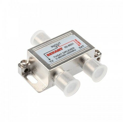 Rexant Диплексор (сумматор-делитель) SAT+TV, (MINI) , 05-8001