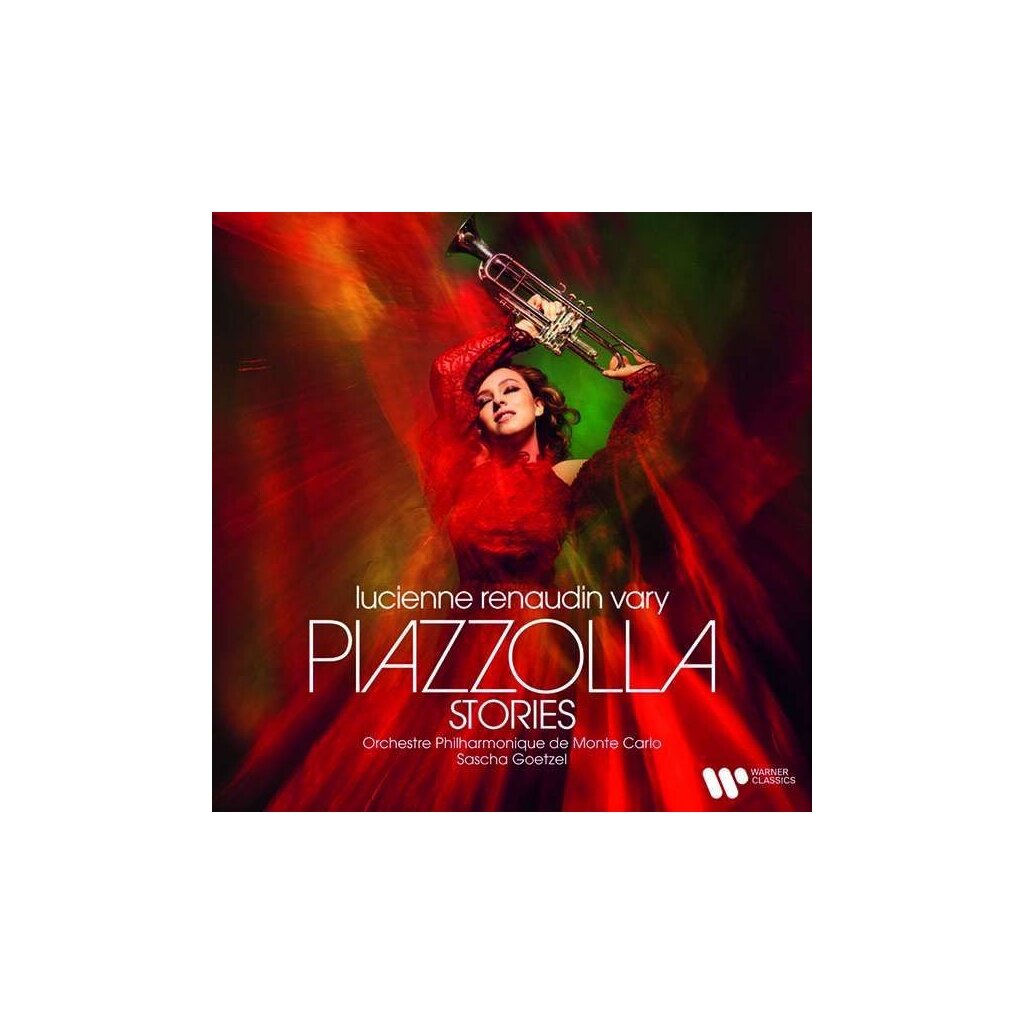 Диск LUCIENNE RENAUDIN VARY, WITH THE PARTICIPATION OF THIBAUT GARCIA & RICHARD GALLIANO, ORCHESTRE PHILHARMONIQUE DE MONTE CARLO / SASCHA GOETZEL - PIAZZOLLA STORIES (1 CD)