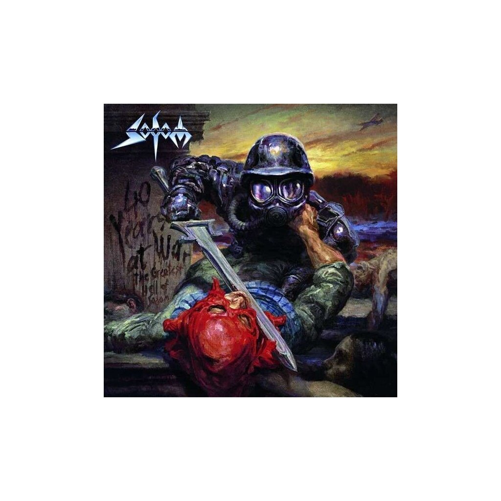 Виниловая пластинка Sodom - 40 Years At War: The Greatest Hell Of Sodom (Crystal Clear/Black Vinyl) (2 LP)