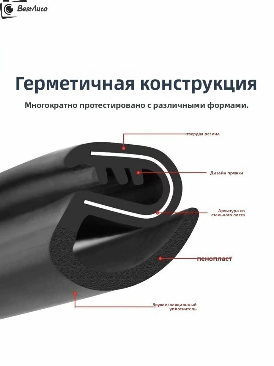 Уплотнитель двери автомобиля/уплотнитель автомобильный/HAVAL H7 аксессуары — фото 1