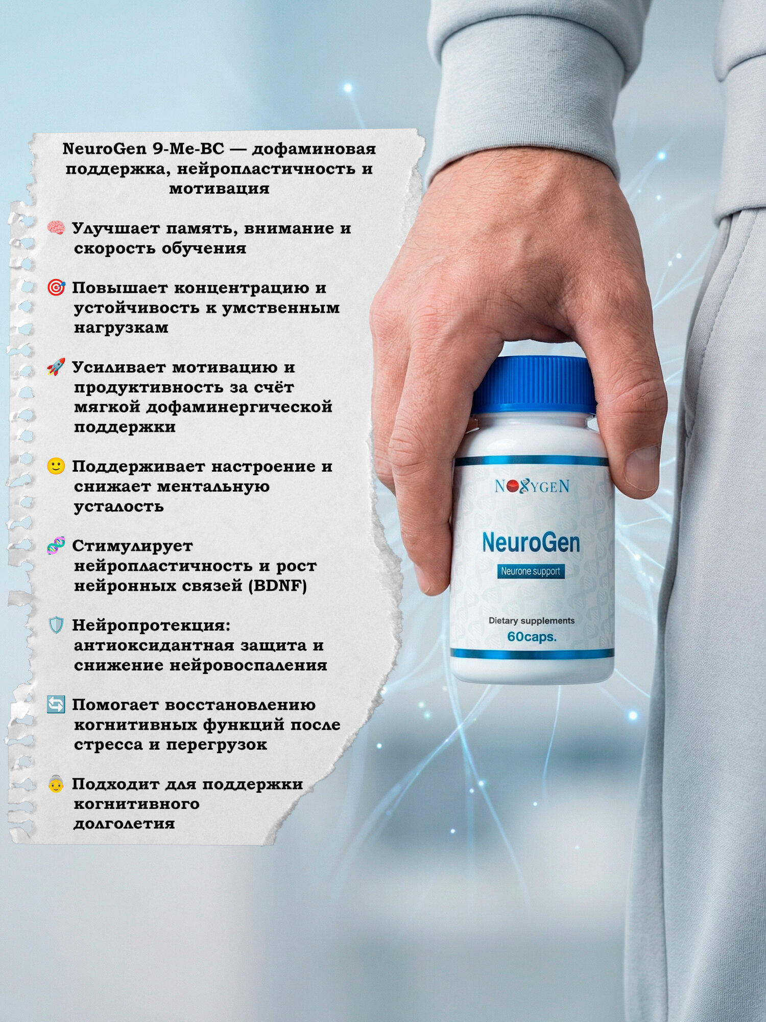 Neurogen 60 капсул активатор мозговой активности последнего поколения