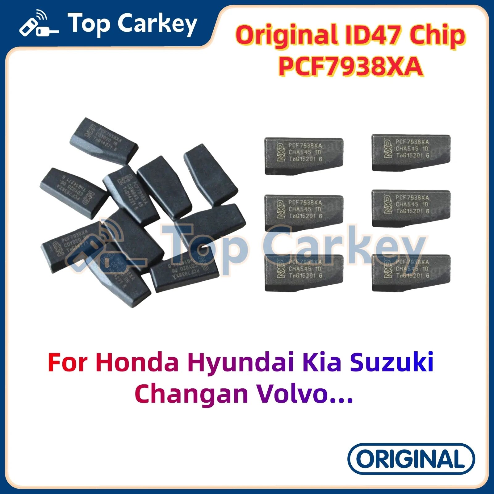 Чип транспондера PCF7938XA ID47 (5 PCS) для Honda Hyundai Kia