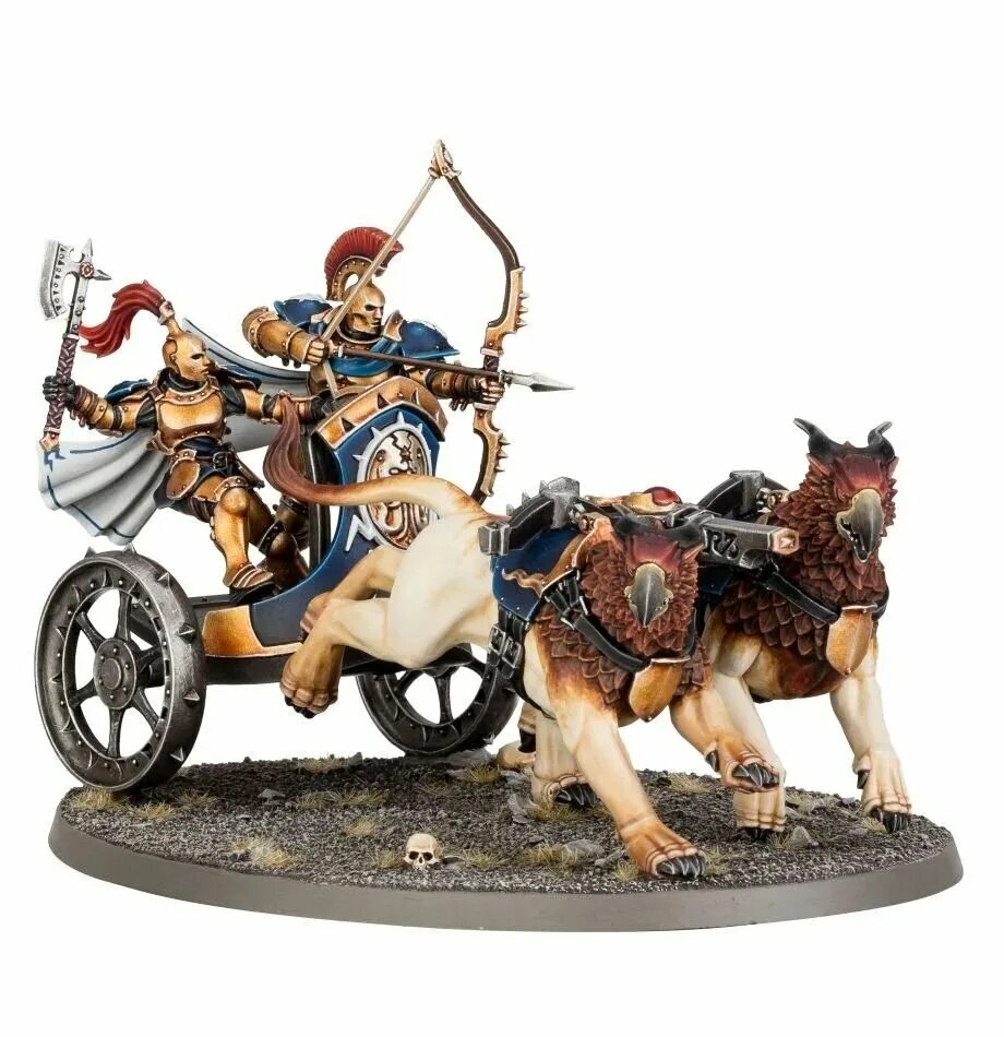 Смола вархаммер 40000 миниатюра Warhammer AOS Stormstrike Chariot миниатюры днд Фигурка для настольной игры