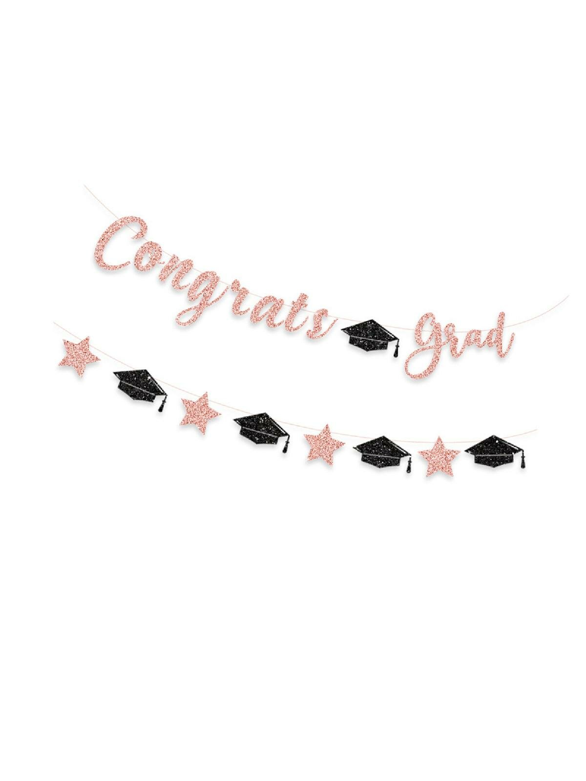 Блестящий Выпускной Подвесной орнамент, выпускное украшение для школьной вечеринки