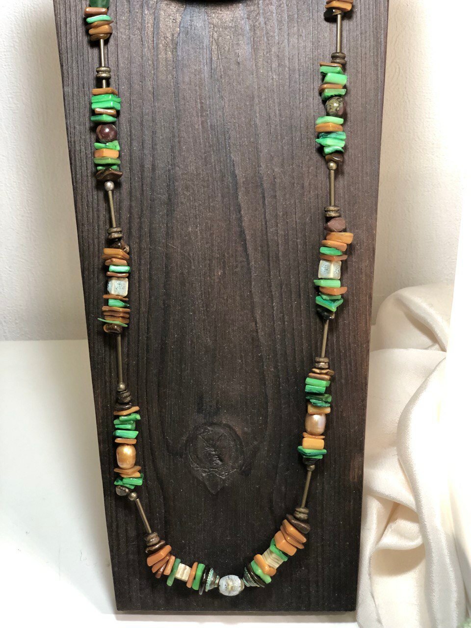 Славянский оберег, бусы, агат