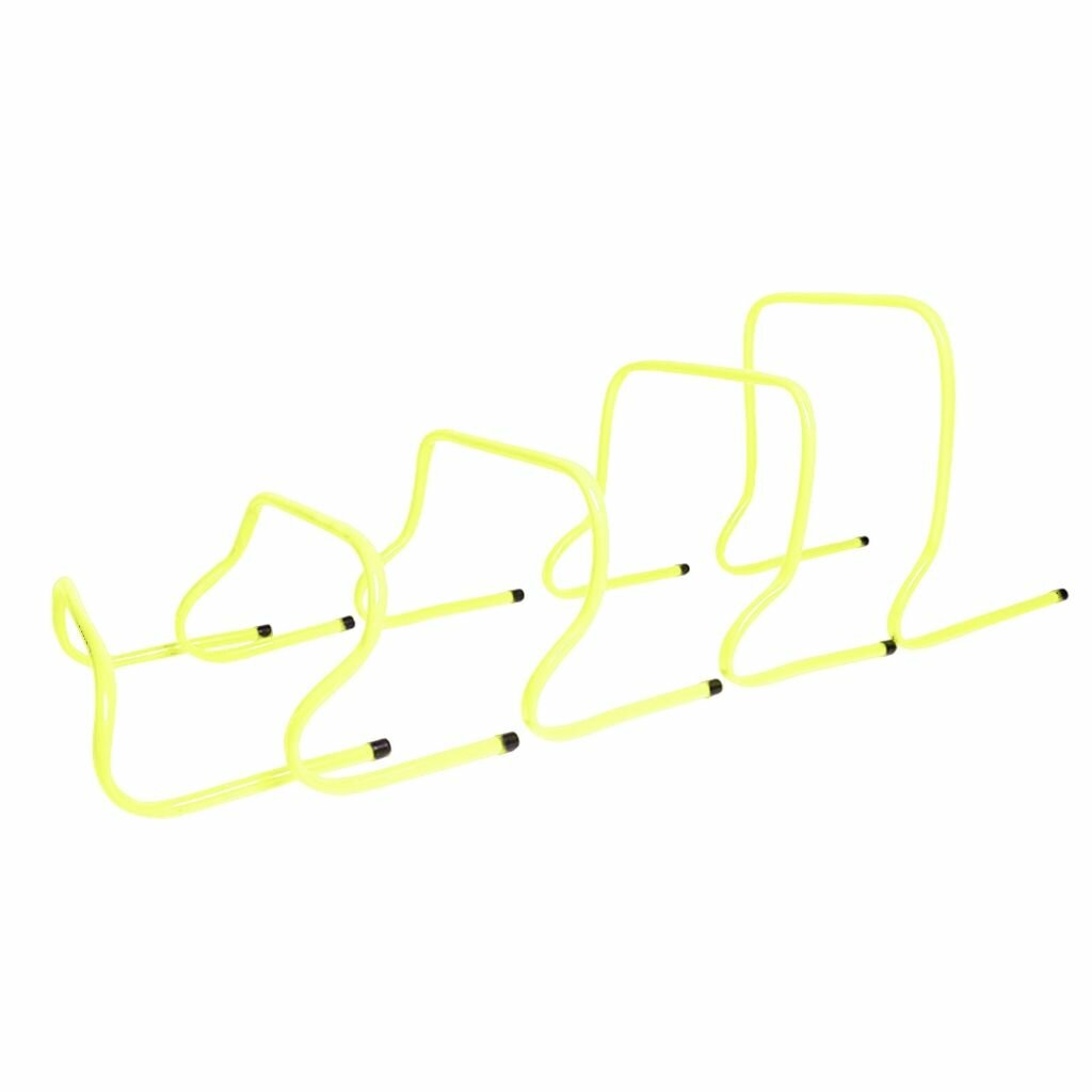 5 наборов футбольных барьеров для тренировки скорости и ловкости, флуоресцентный зеленый