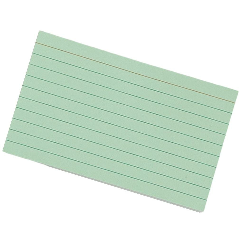 Учебная карточка с линейкой размером 3x5 дюймов, карточка для заметок, Словарная карточка, разлинованные блокноты для письма