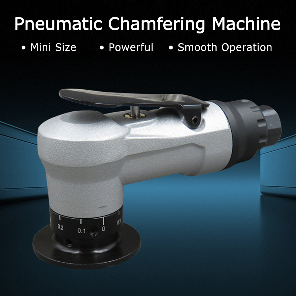 Пневматическая ручная фаскосниматель, с регулируемой глубиной, для металла и дерева