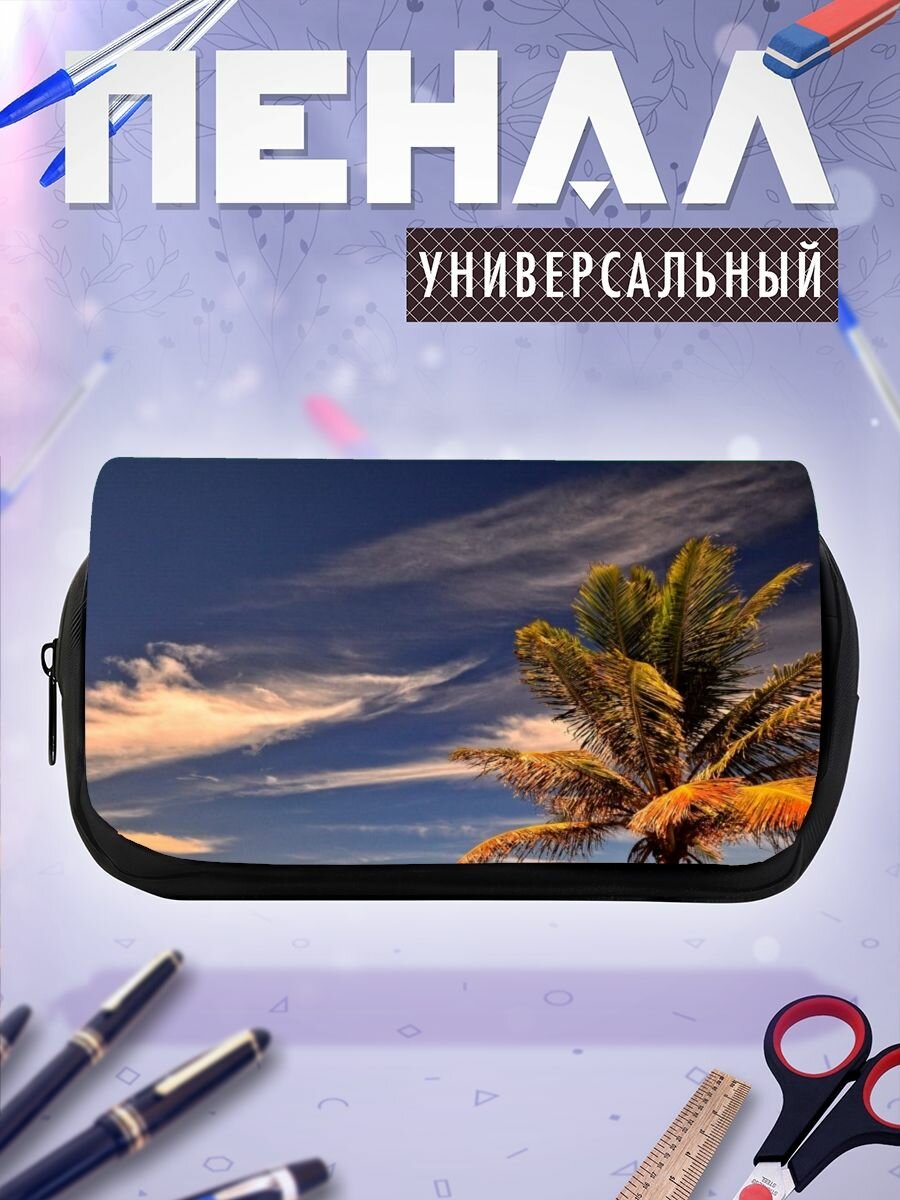 Школьный пенал природа Пальма