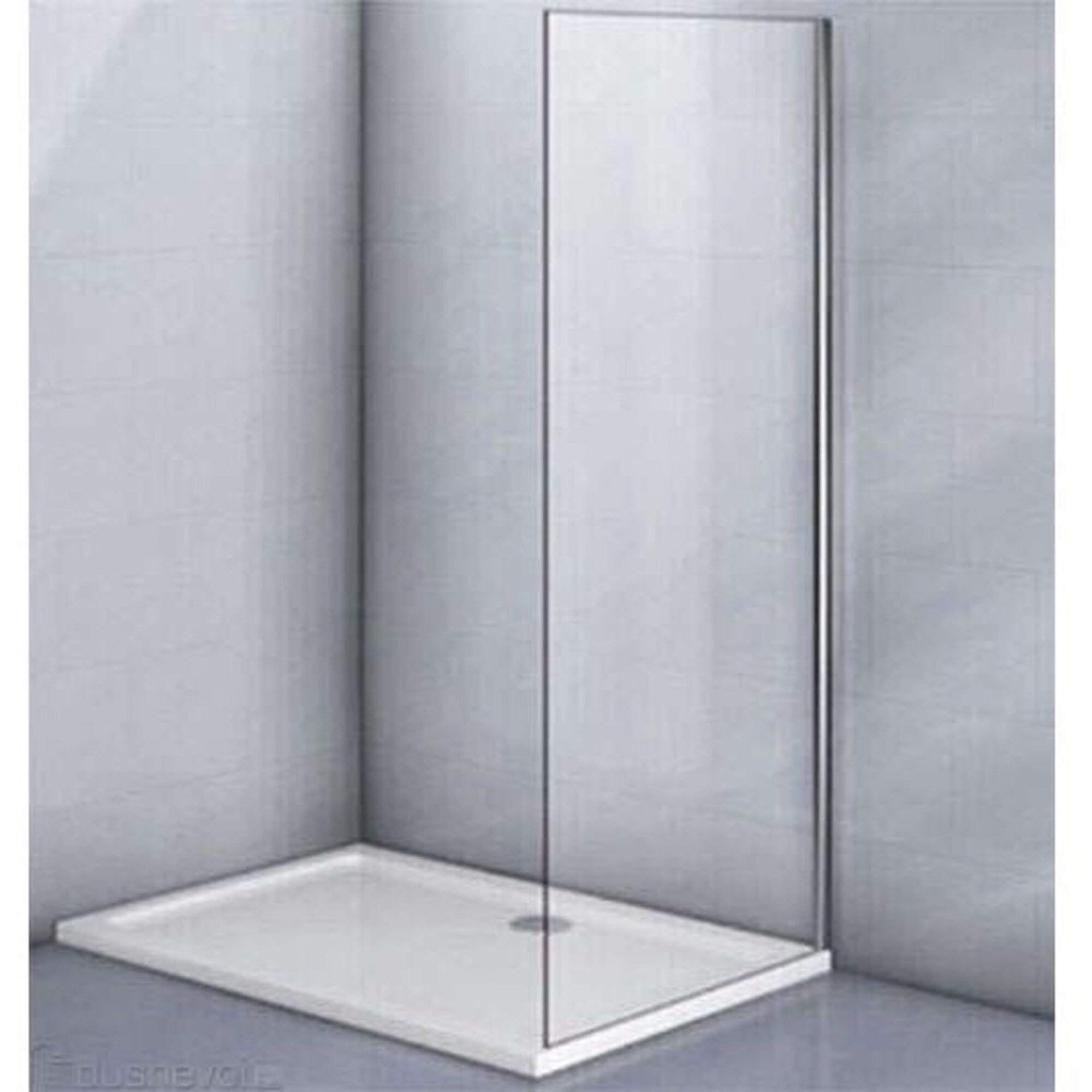 Душевая панель Veconi KP05-80-01-C4 800х1950 мм профиль хром, стекло прозрачное